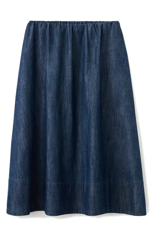 Mango Denim Midi Skirt