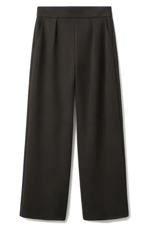 Mango Pleated Elastic Waist Trousers