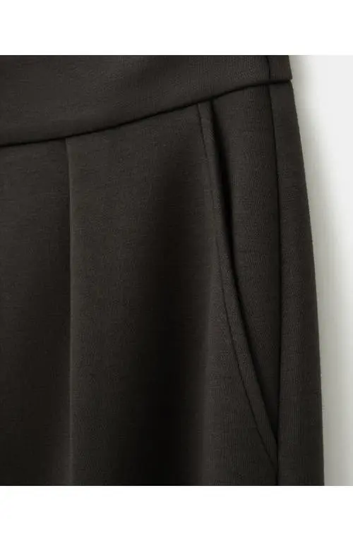 Mango Pleated Elastic Waist Trousers