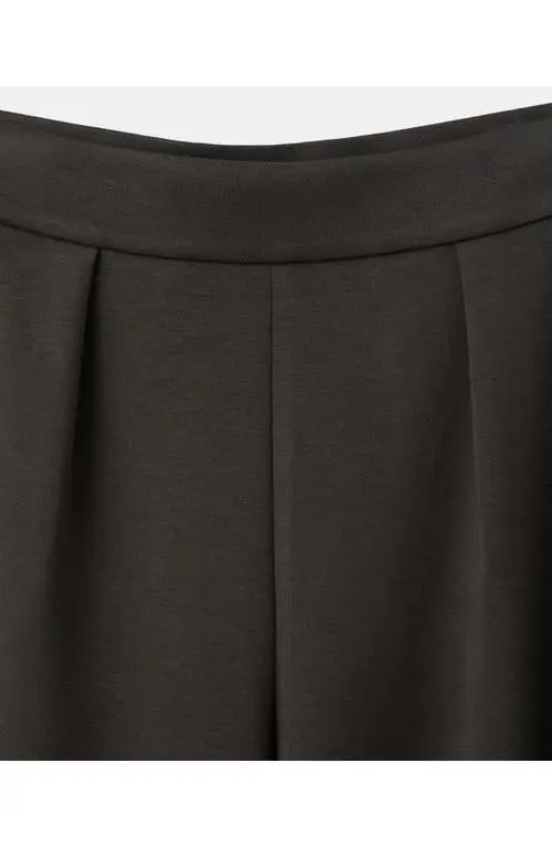 Mango Pleated Elastic Waist Trousers
