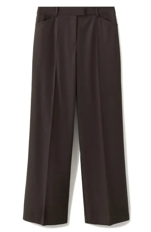 Mango Wide Leg Trousers