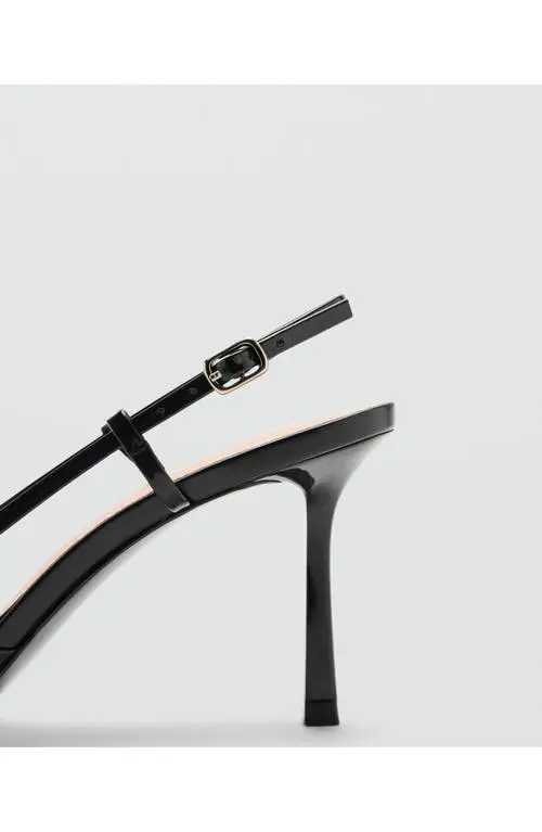 Mango Pointed Toe Slingback Pumps