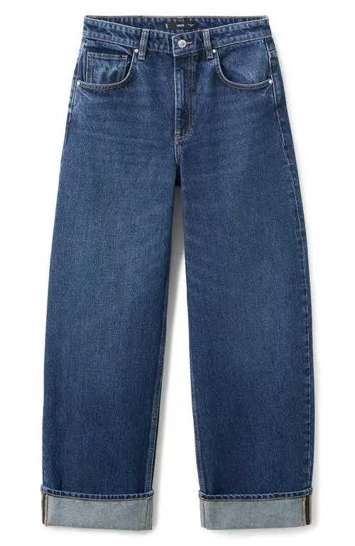 Mango Cuffed Balloon Jeans