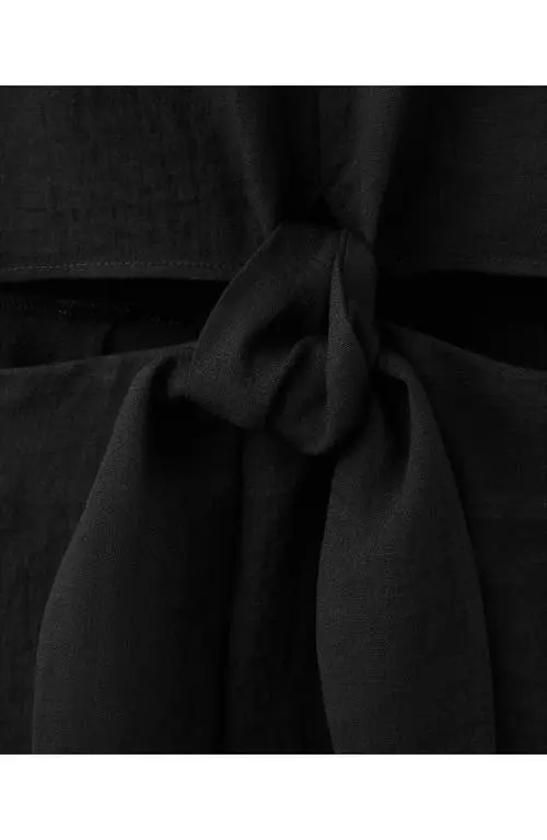 Mango Knot-front Cut Out Jumpsuit