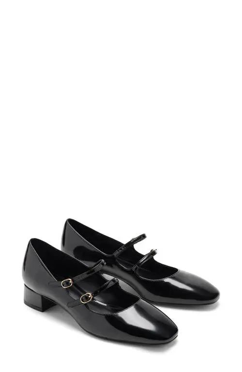 Mango Mary Jane Flats