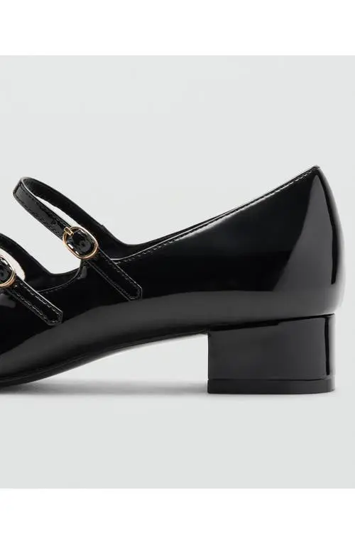 Mango Mary Jane Flats