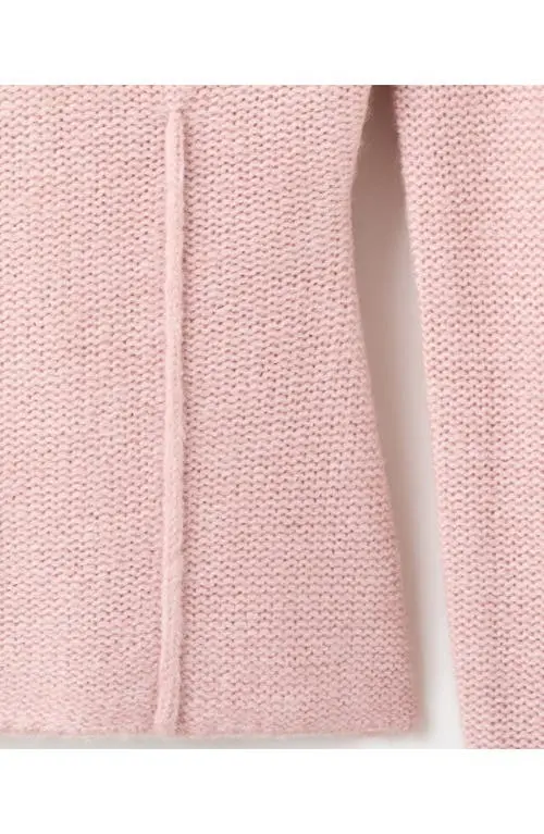 Mango Sweater With Seam Detailing - Pink