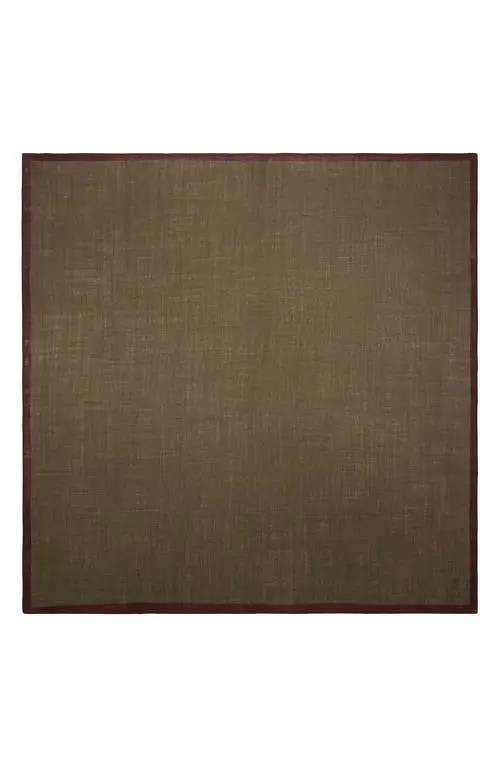 Mango Wool Pocket Square - Medium Green