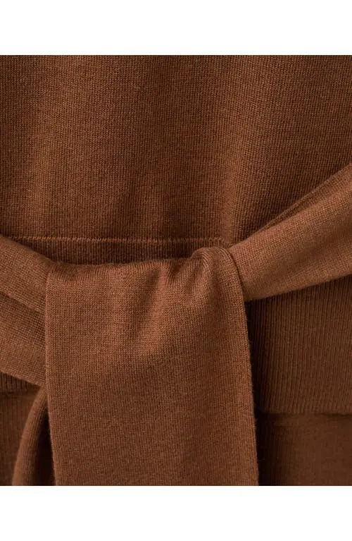 Mango Knot Detail Crewneck Sweater