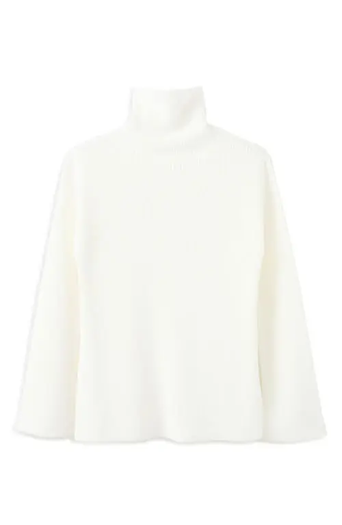 Mango Bell Sleeve Turtleneck Sweater