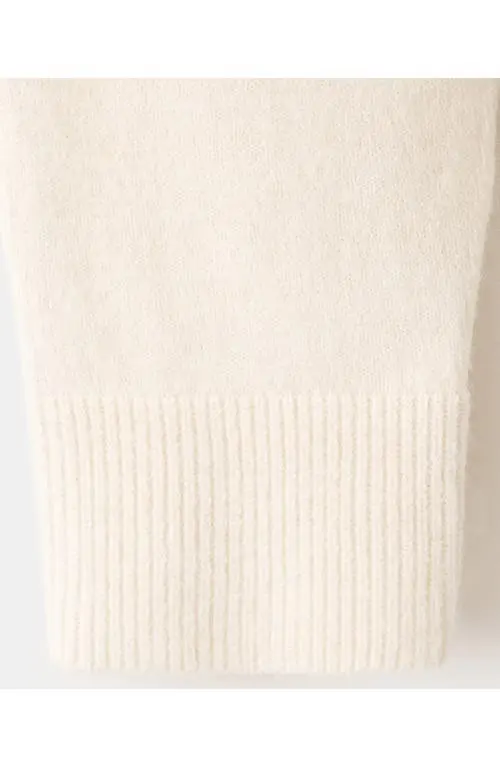 Mango Piped Mock Neck Sweater
