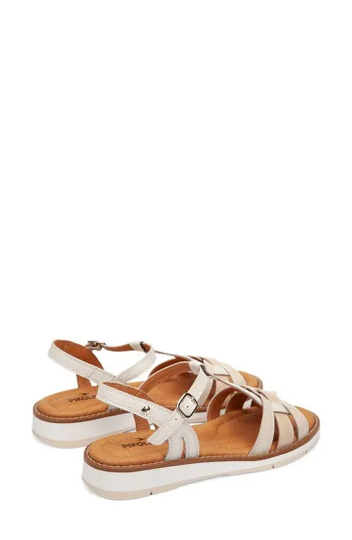 Pikolinos Roquetas Sandal - Nata