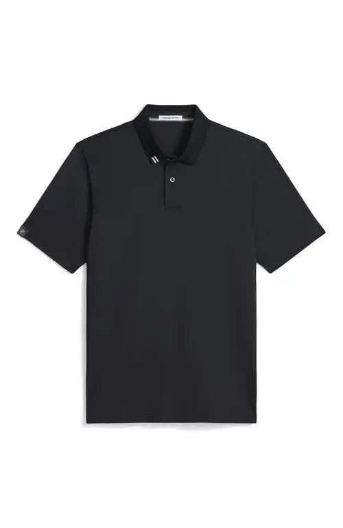 ASHWORTH GOLF 2bar Solid Polo - Black