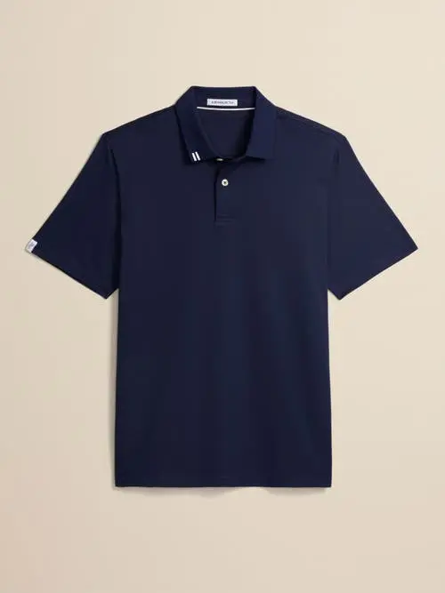 ASHWORTH GOLF 2bar Solid Polo - Driver Navy