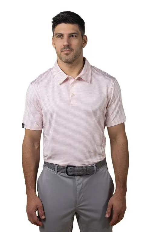 ASHWORTH GOLF Fairway Polo - Blush