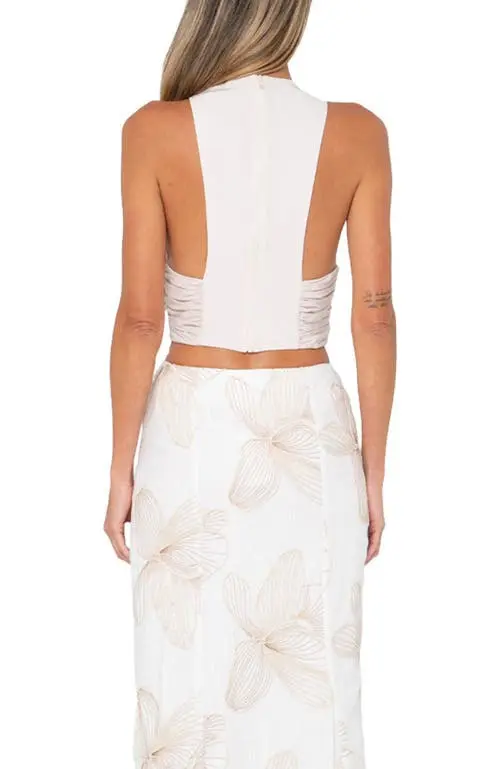 JBQ Halter Top - Light Cement