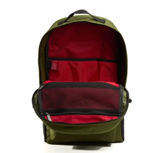 MANHATTAN PORTAGE Knickerbocker Backpack - Olive