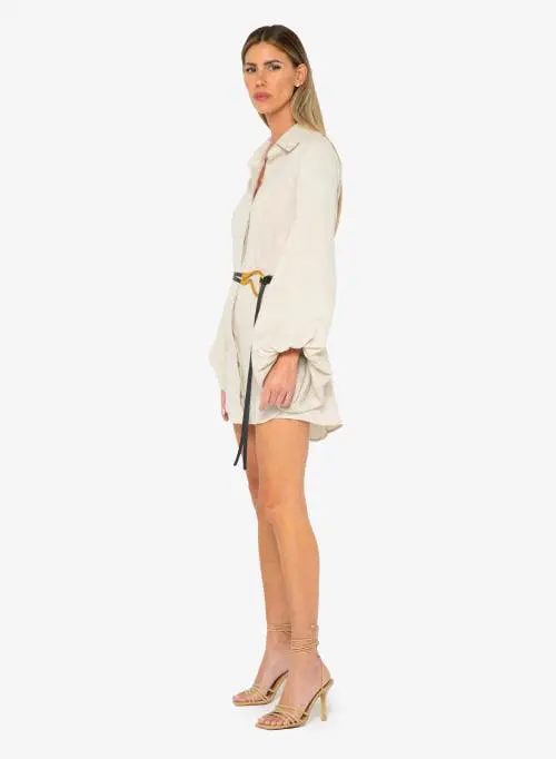 JBQ Antonia Linen Shirt Dress