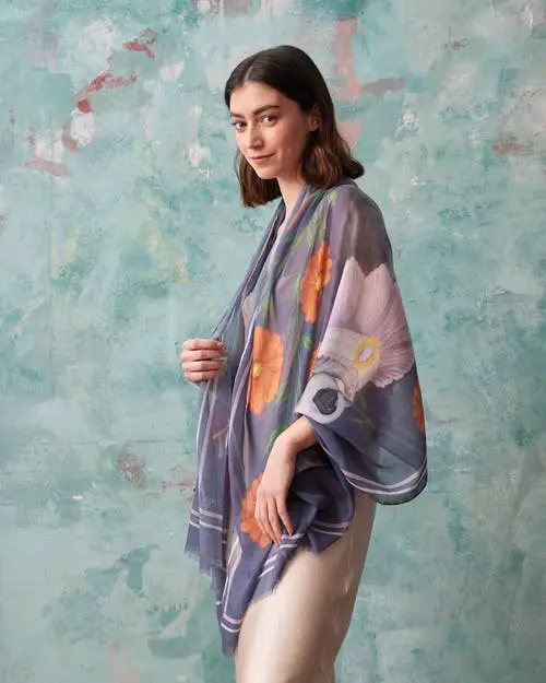 FABLE ENGLAND Catherine Rowe Pet Portraits Whippet Lightweight Scarf