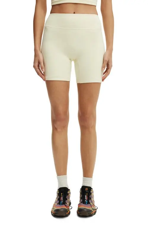 Cotton:on Active Ultra Soft Contour Bike Short - Lemon Icing