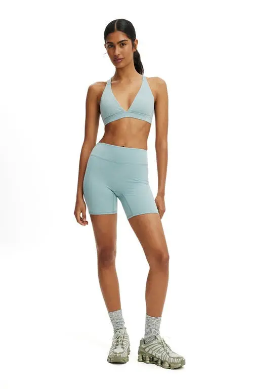 Cotton:on Active Ultra Soft Contour Bike Short - Teal Mist