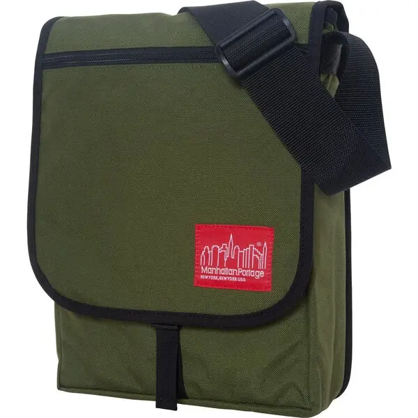 MANHATTAN PORTAGE Laptop Messenger Bag - Olive