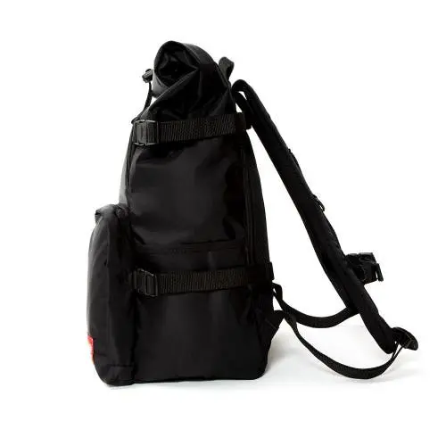 MANHATTAN PORTAGE Flight Nylon Focus Backpack - Black