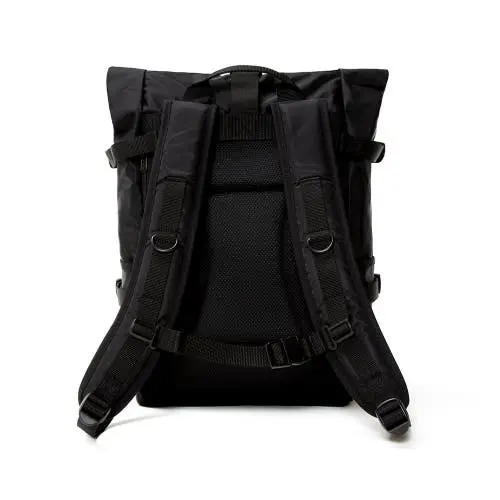 MANHATTAN PORTAGE Flight Nylon Focus Backpack - Black