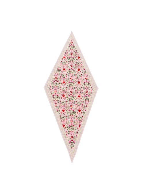 FABLE ENGLAND Penelope Heart Triangle Scarf