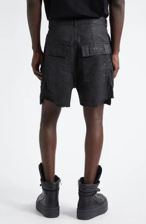 Rick Owens Bauhaus Denim Shorts - Black