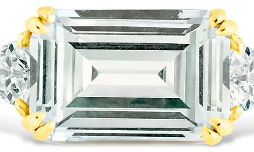 Sterling Forever Cubic Zirconia Ring - Gold