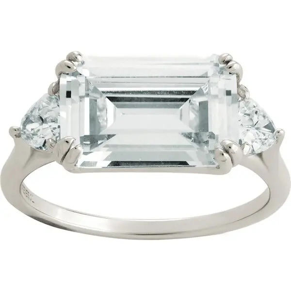 Sterling Forever Cubic Zirconia Ring - Silver