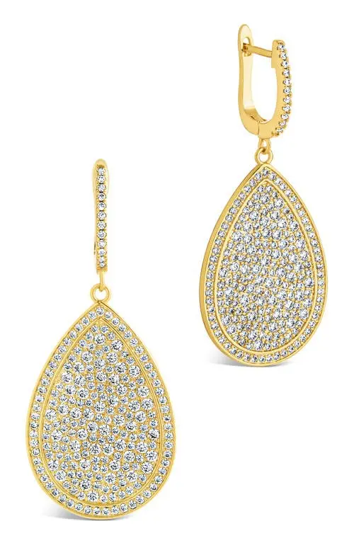Sterling Forever Selma Teardrop Earrings - Gold