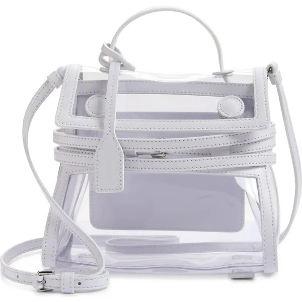 Moschino Transparent Handbag With Removable Belt - One Color 10a Oi1