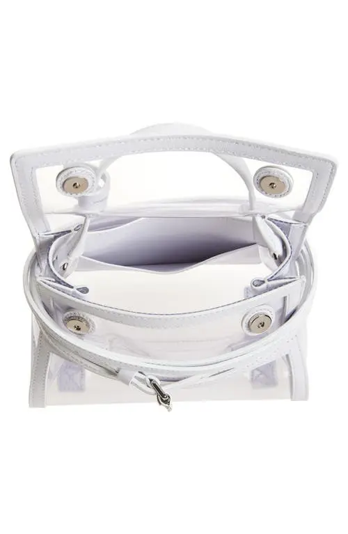 Moschino Transparent Handbag With Removable Belt