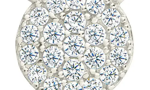 Sterling Forever Cubic Zirconia Pendant Necklace - Silver