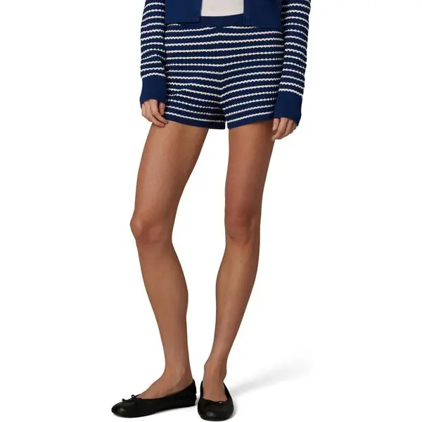 Joe's Jeans The Dani Stripe Pointelle Shorts
