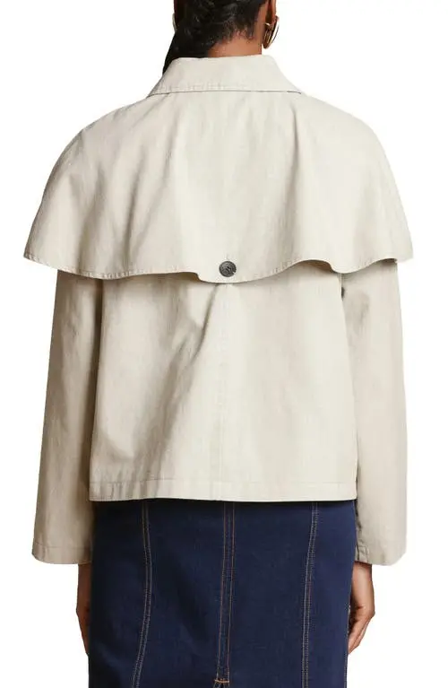 Avec Les Filles Cotton Cape Jacket