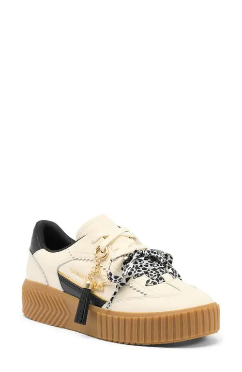 Sorel Ona Ave Platform Sneaker - Snow/black