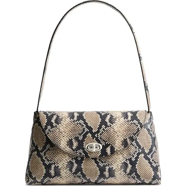 Altuzarra Loquette Embossed Leather Shoulder Bag - Python