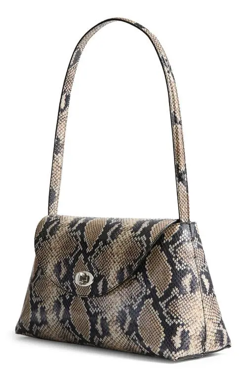 Altuzarra Loquette Embossed Leather Shoulder Bag - Python