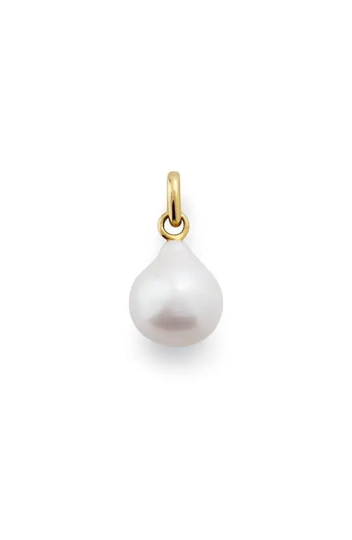 Monica Vinader Baroque Pearl Pendant - 18k Gold Vermeil/pearl