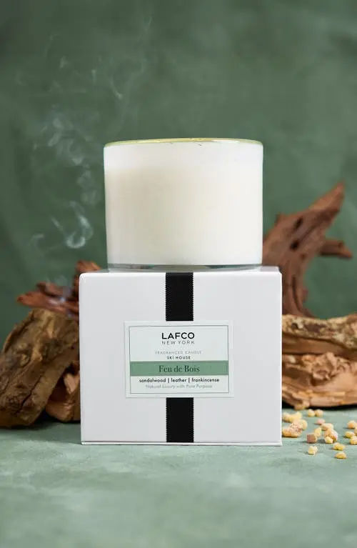 LAFCO Feu De Bois Three-wick Candle