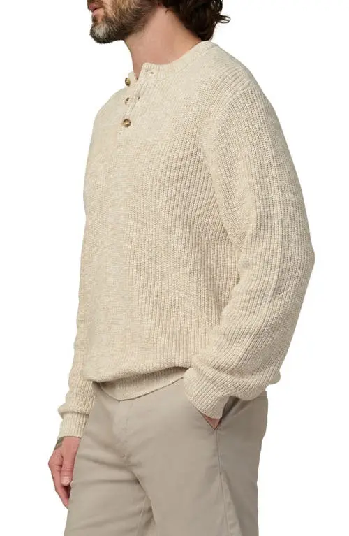 Joe's Jeans Ribbed Cotton-blend Henley Sweater