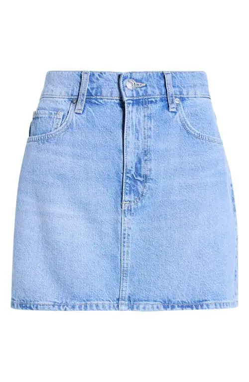Paige Bobbie Denim Miniskirt