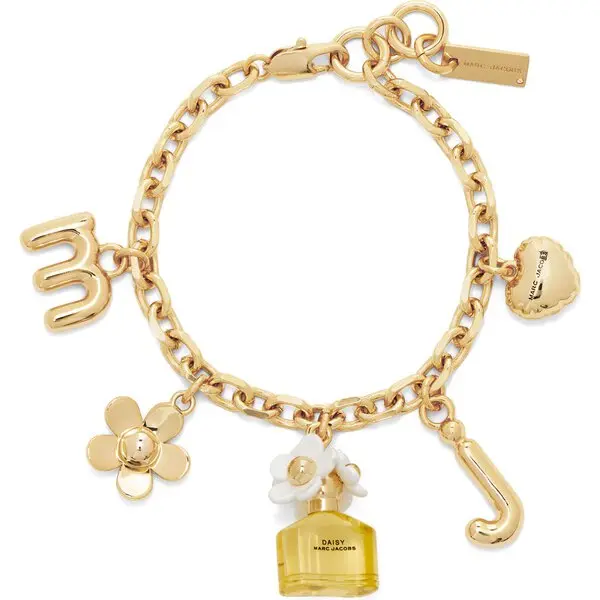 Marc Jacobs Daisy Charm Bracelet - Gold/yellow Multi