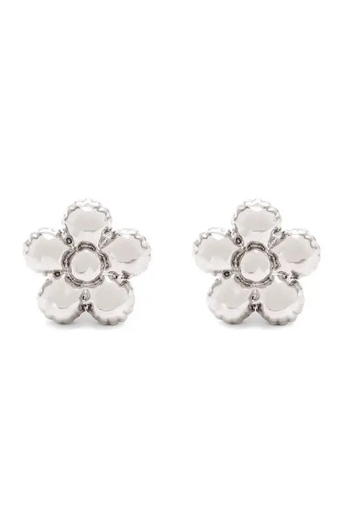 Marc Jacobs Daisy Balloon Stud Earrings - Silver