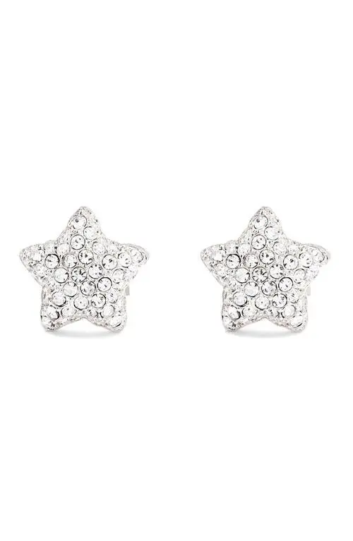 Marc Jacobs Star Pavé Stud Earrings - Silver/crystal