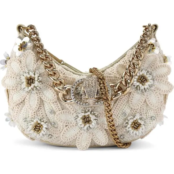 Kurt Geiger Small Chelsea Chain Hobo - Open White