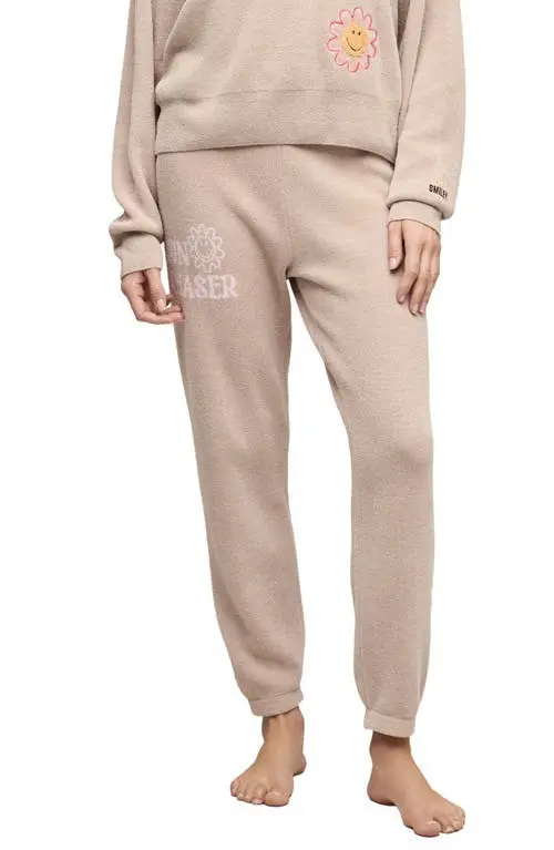 Barefoot Dreams Cozychic Ultra Lite® Smiley Sun Chaser Joggers - Willow Multi